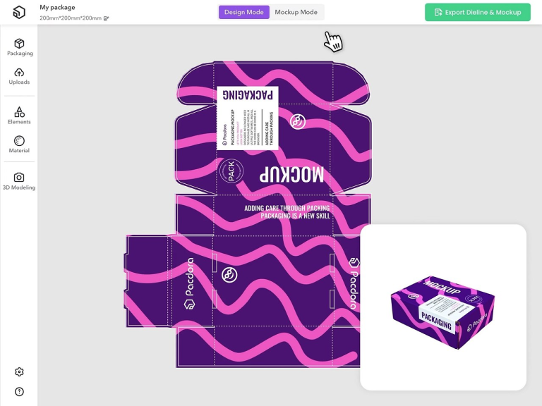 Pacdora - An Ultimate Way to Create your Custom Packaging in 3D